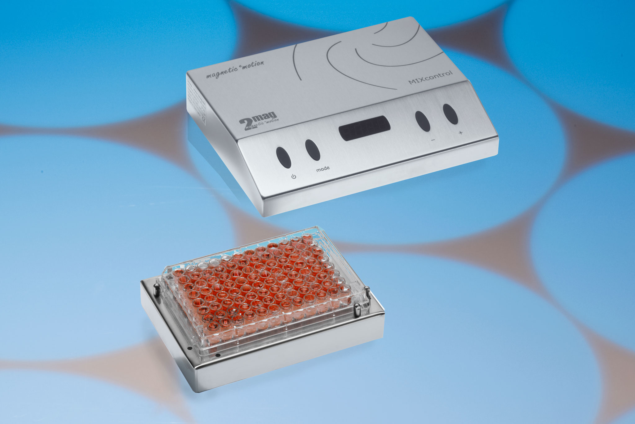 2mag MIXdrive 96 MTP / Variomag TELEdrive 96 MTP Microplate Stirring ...